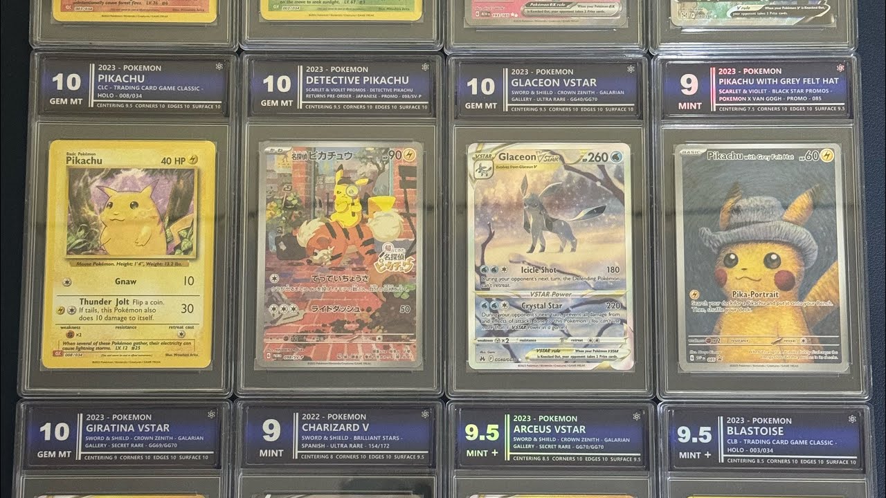 Cartas de Pokémon Graduadas por Atomic Grading México - YouTube