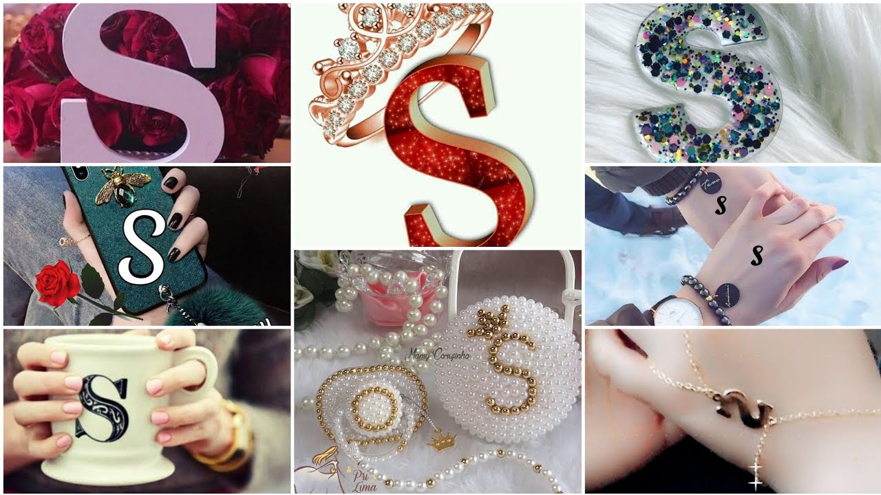 S name Dp pictures Girls and boys,//Whatsapp dp photos - YouTube