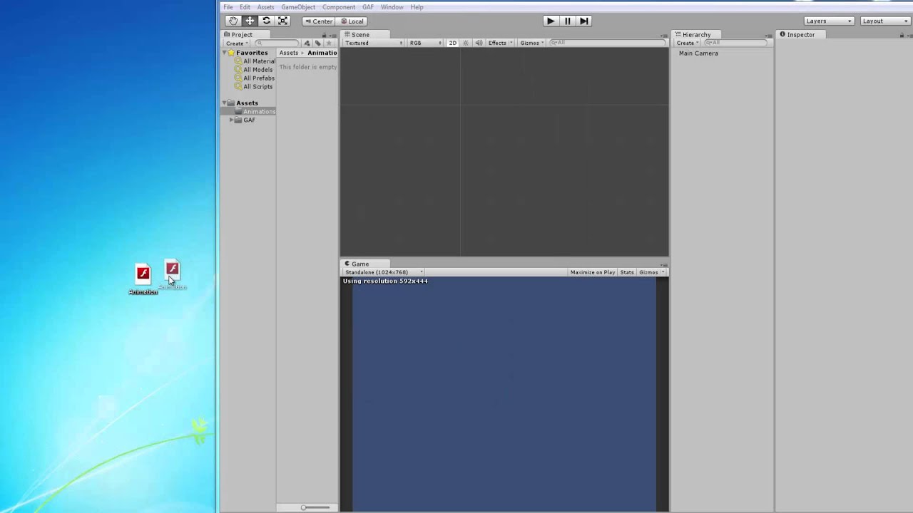 GAF:Flash to Unity - YouTube