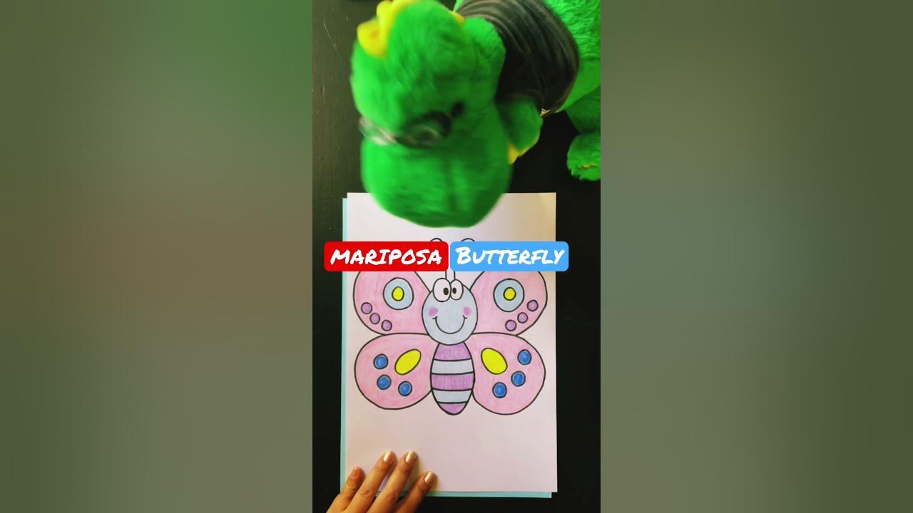 Aprende inglés para niños | MARIPOSA es BUTTERFLY | Ortografía y ...