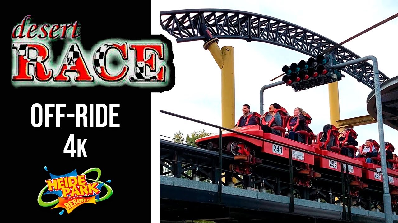 Desert Race | Off-Ride POV - 4k | Intamin Accelerator | Heide Park ...