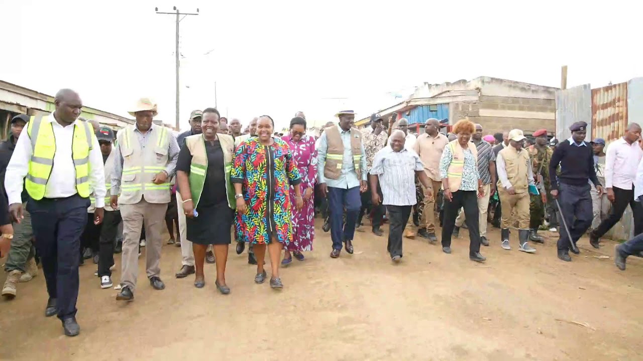 Inspection of Kiptangwanyi ESP Market Gilgil Constituency, Nakuru ...