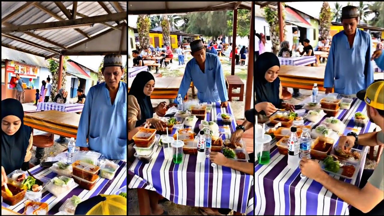 Diana Rafar || Makan-Makan Di Kedai Harun Hashim Di Pantai Jeram - YouTube