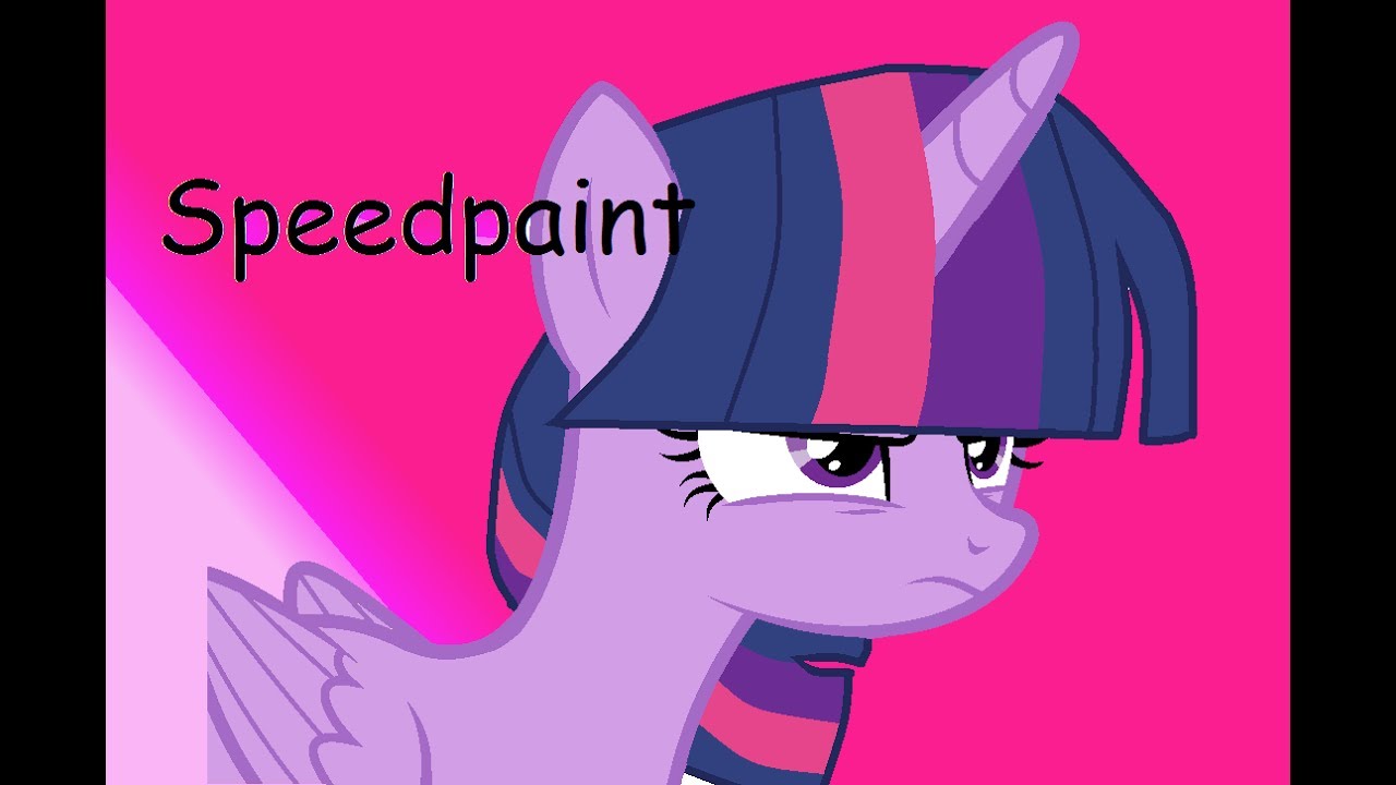 (Speedpaint) MLP Angry Twilight Sparkle - YouTube