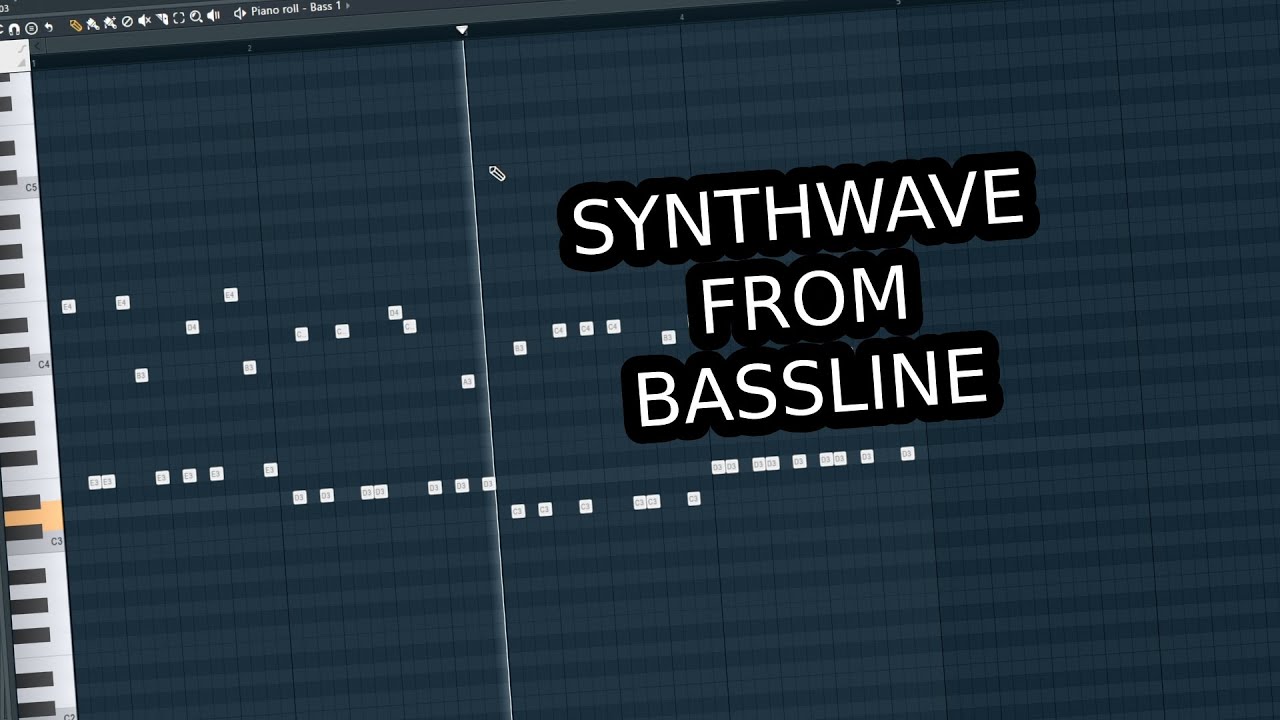 I MADE SYNTHWAVE FROM A BASSLINE - YouTube