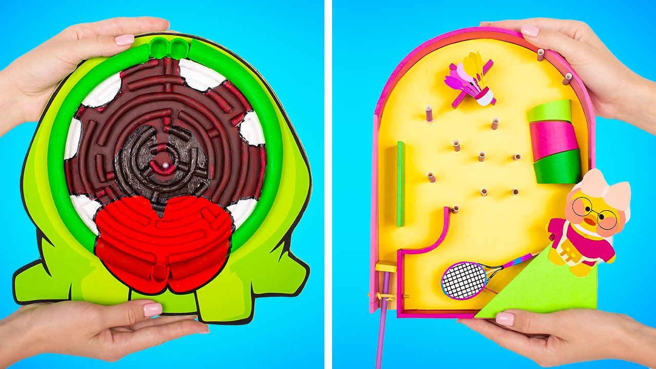 DIY Permainan Puzzle dari Karton dan Manik-Manik - YouTube