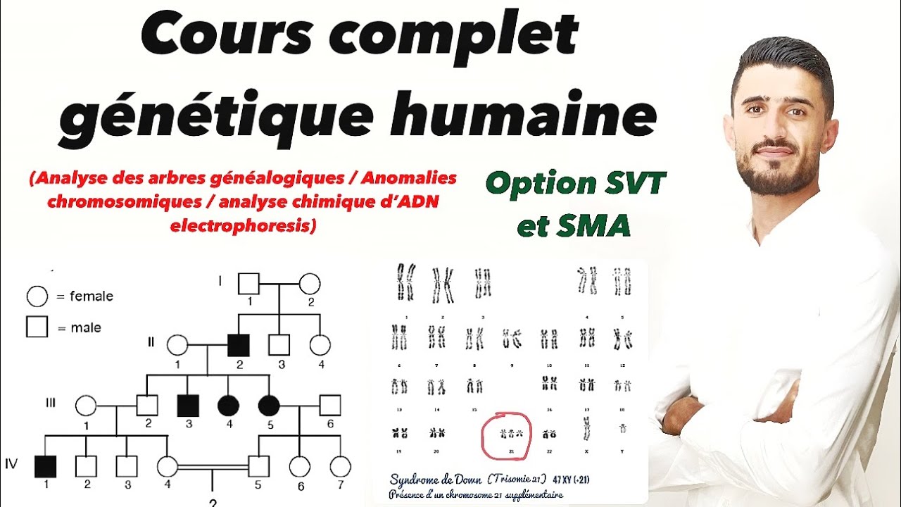 Cours complet la génétique humaine ( arbre généalogique / anomalies ...