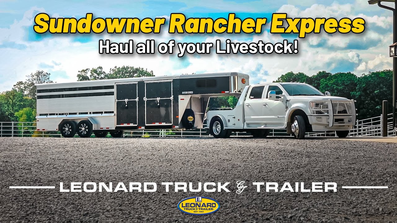 STOCK TRAILER FOR ALL YOUR LIVESTOCK NEEDS - Sundowner Rancher Express ...