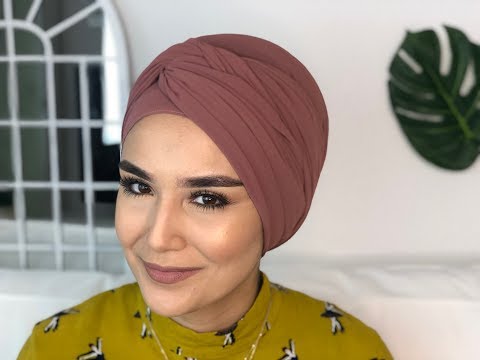 Summer Turban Tutorial I1 Pin Style I Easy I Modest