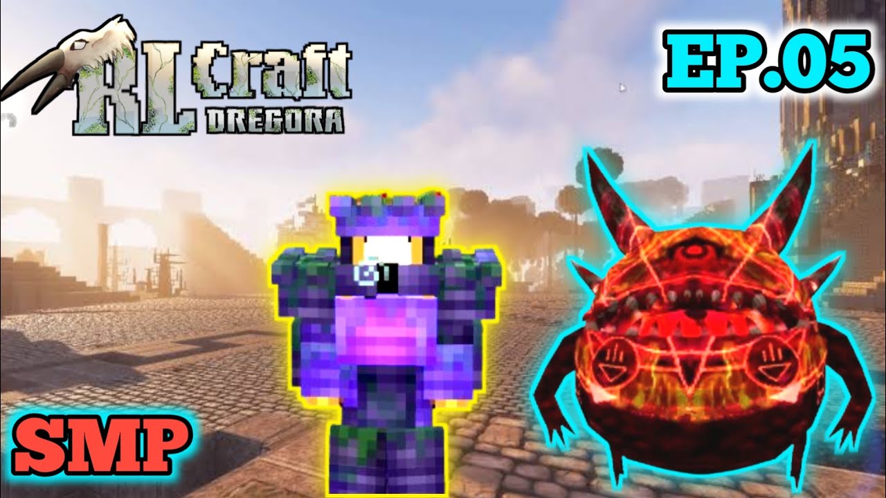 Golem Armor and Boss Fight with Cacodemon | RLCraft Dregora SMP (HINDI) | EP.05 - YouTube
