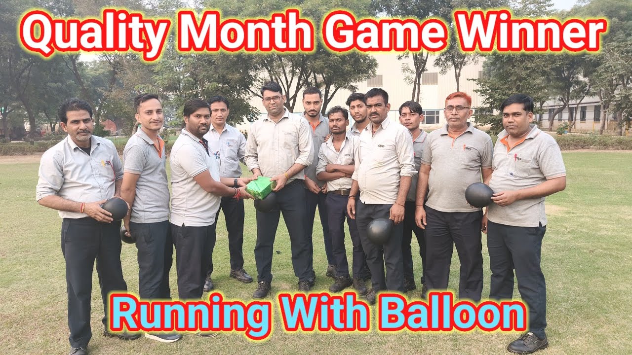 Best Quality Month Games, Quality Month November, Running With Balloon ...