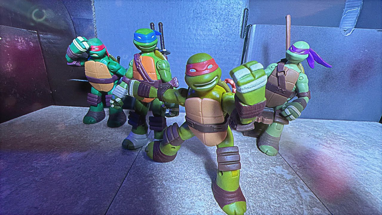 Ninja-ing - TMNT 2012 Stop Motion - YouTube