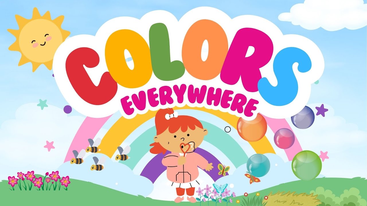 🎶 The Colors All Around | Preschool Learning Song for Kids | Learn ...