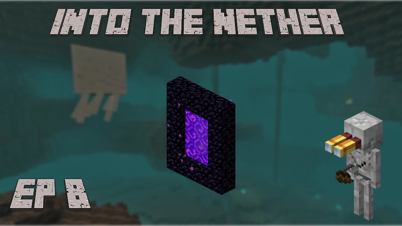 INTO THE NETHER!!!!! (Minecraft ep8) - YouTube