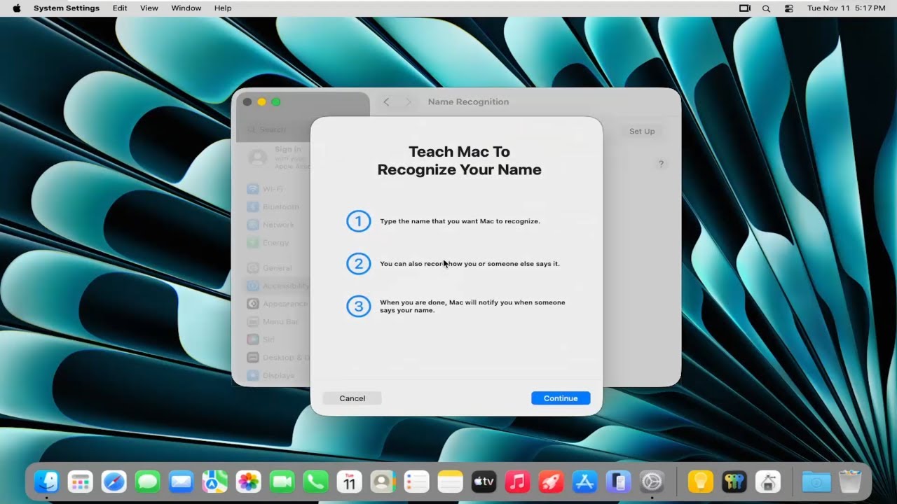 How To Set Up Name Recognition on macOS [Guide] - YouTube