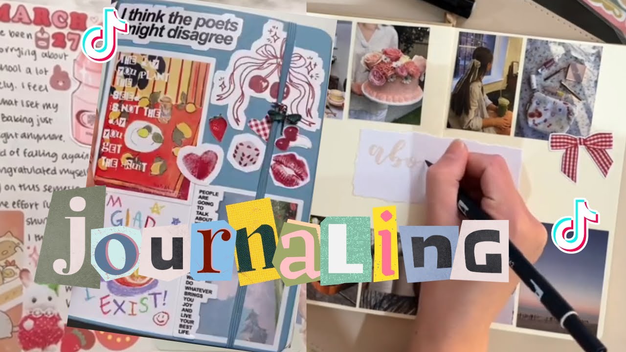 How to fill your journal pages ! Tiktok compilation of easy journaling ...