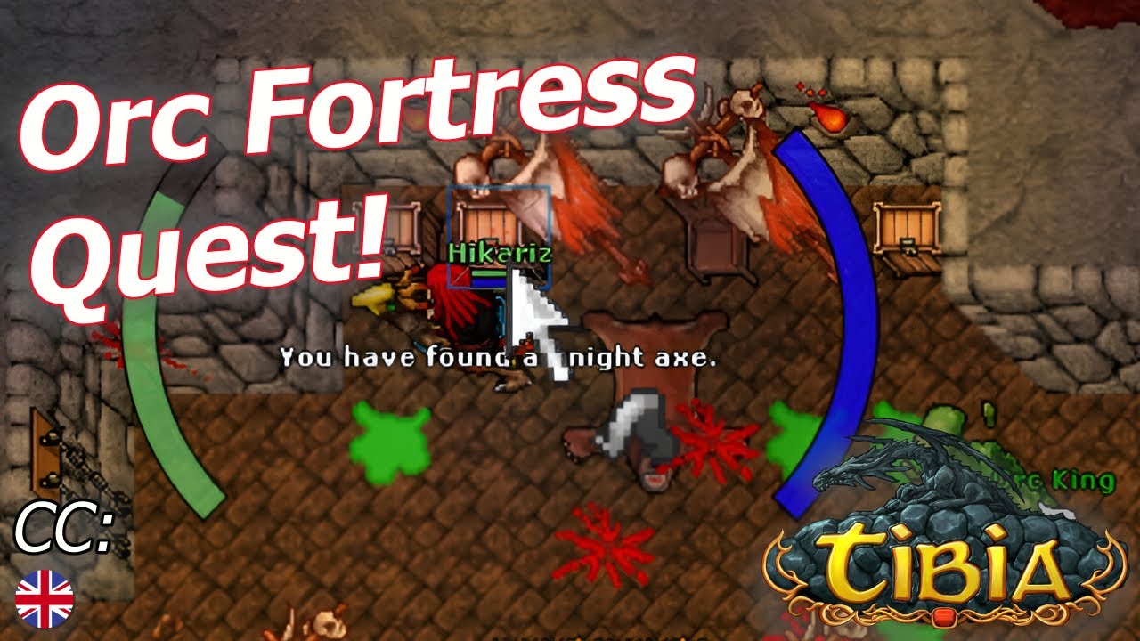 [TIBIA] 😅Sin querer queriendo complete la Quest ORC FORTRESS! Cap: 41 ...