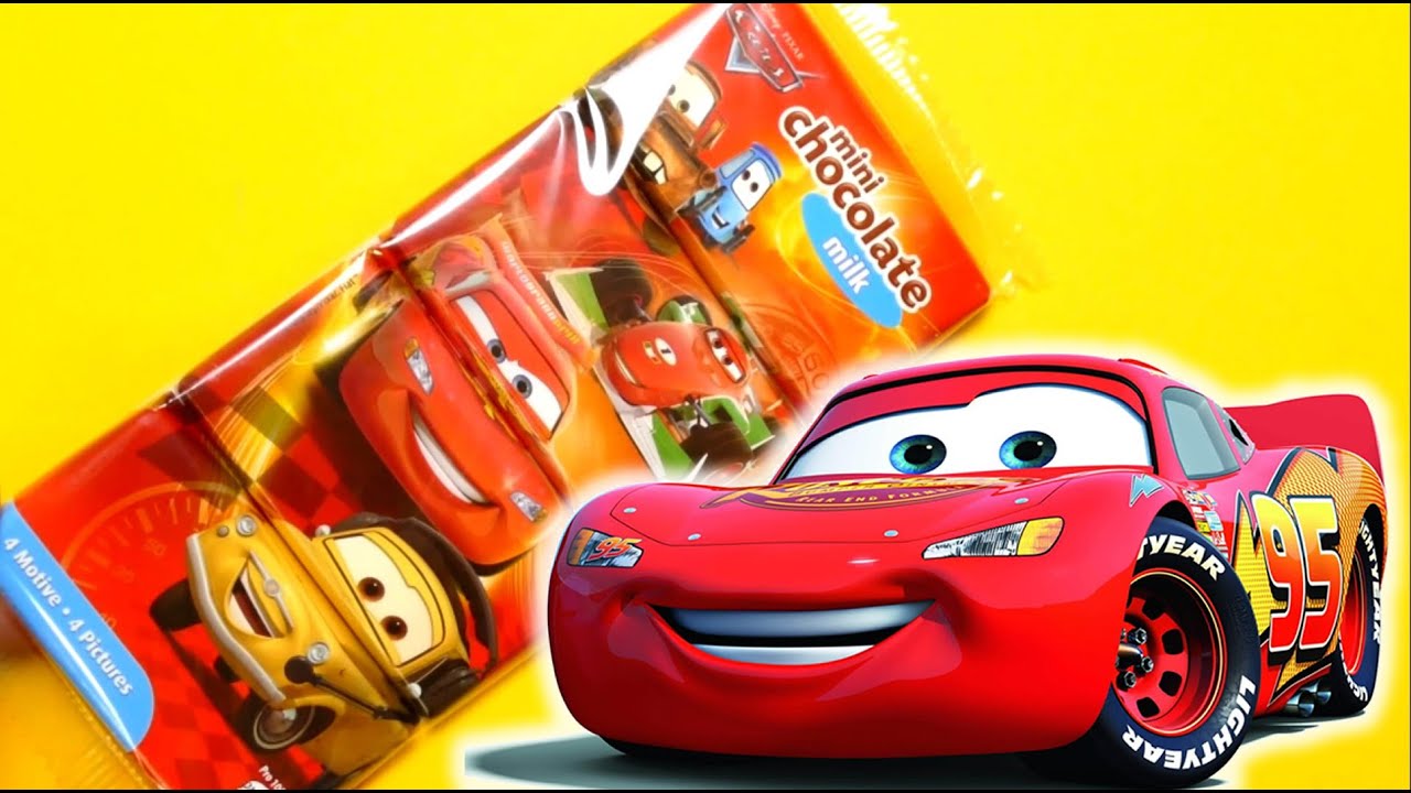 Disney Pixar Cars Mini Chocolate Bars 🇩🇪 - YouTube
