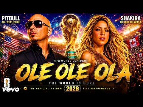 PITBULL X SHAKIRA — OLE OLE OLA 🌍FIFA WORLD CUP 2026 Official Fan Song Live Perfomance Anthem