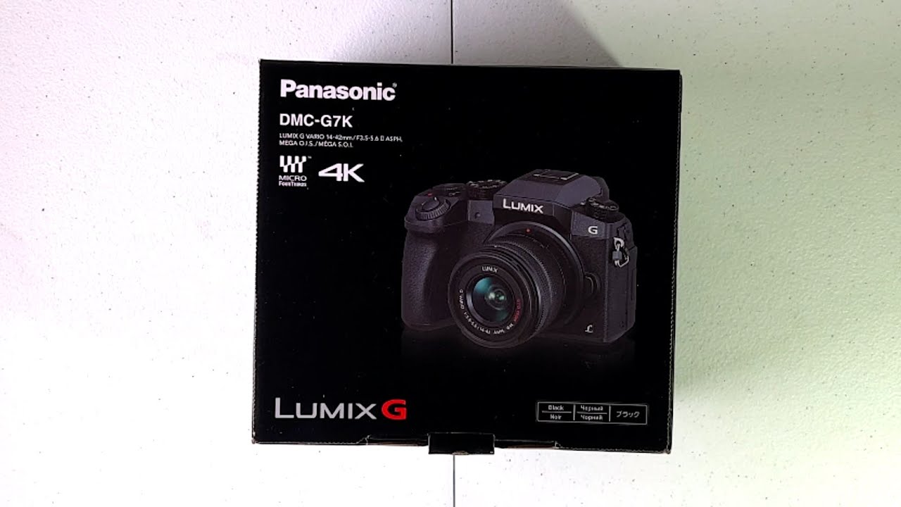 Panasonic DMC-G7K (Lumix G) Unboxing - YouTube