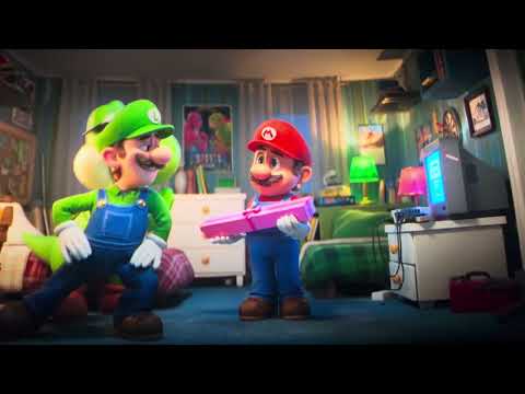 Luigi singing in the super mario bros galaxy movie in IMAX!