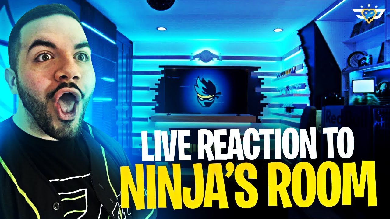 LIVE REACTION TO NINJA’S STREAM ROOM! IT’S INSANE! (Fortnite: Battle ...