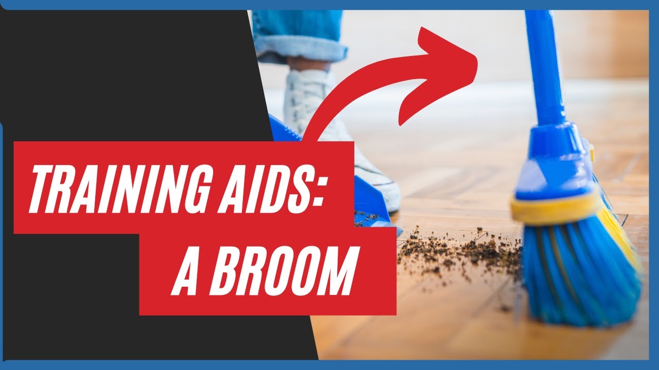 Tuesday Tip: Using a Broom as a Training Aid - YouTube