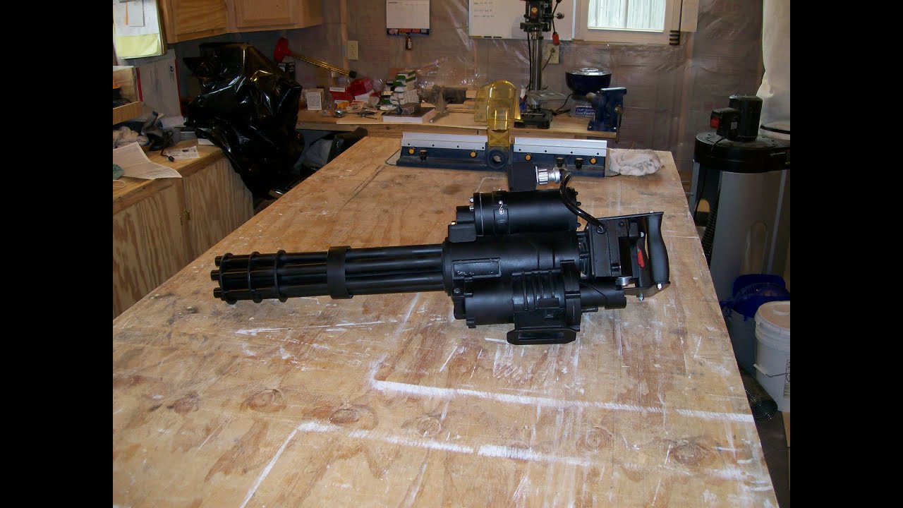 M134 Mini Gun Project in 9 minutes and 15 seconds - YouTube