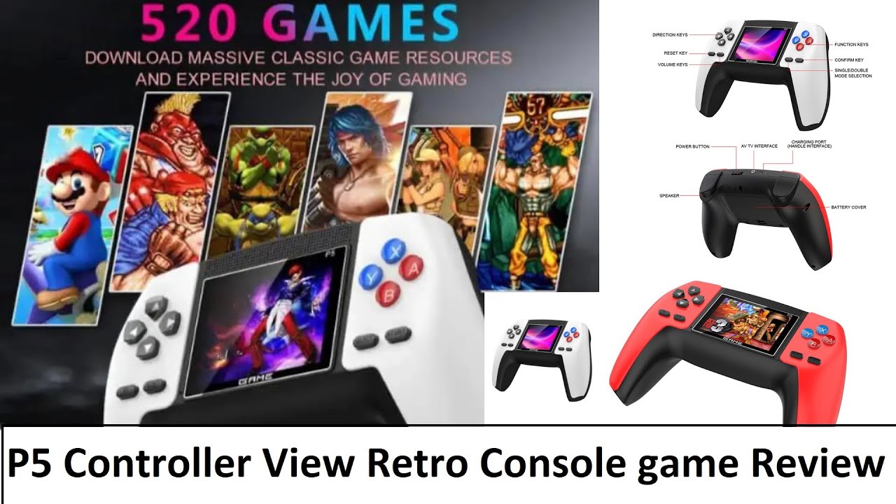 p5 controller view retro console #retro #console #gaming - YouTube
