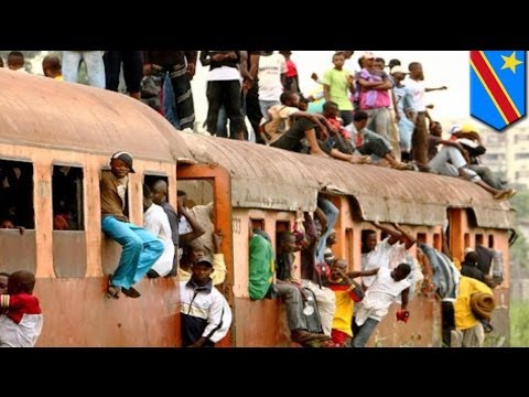DRC train crash: at least 63 killed after derailment - YouTube