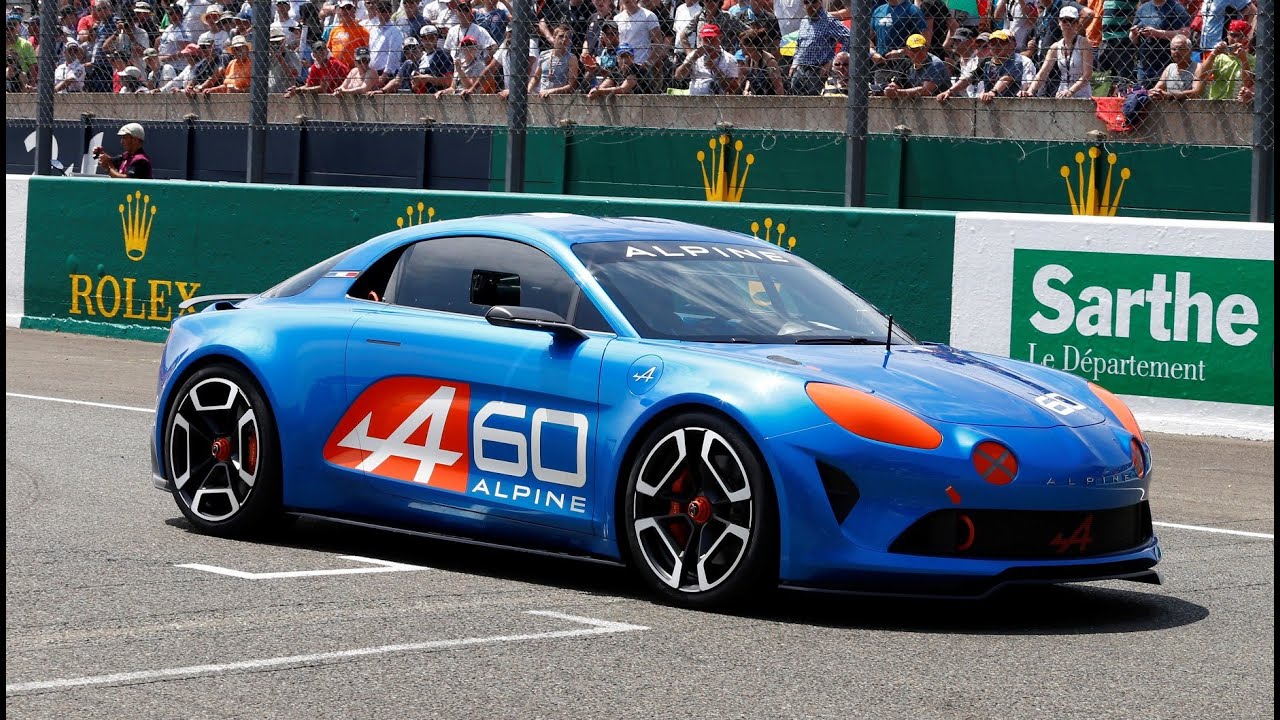 2015 ALPINE Celebration Concept - HD GoPro On Track Around LeMans - YouTube