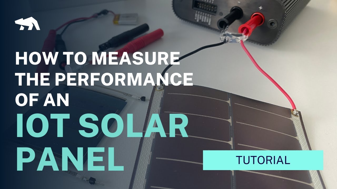 How to Measure The Performance of an IoT solar panel - YouTube