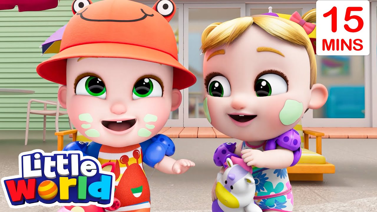 Swimming Song | Little World Kids Songs & Nursery Rhymes - YouTube