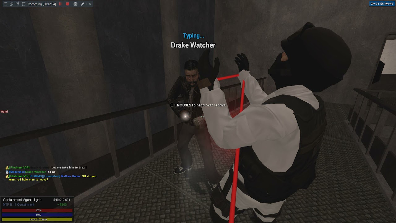 MASS Breach and Combine Raid | SCP RP Werewolf Gaming - YouTube