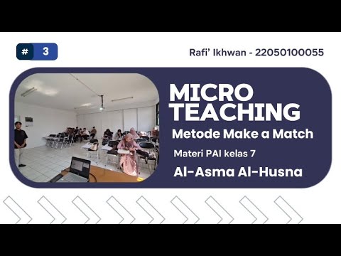 Micro Teaching Metodologi Pembelajaran by Rafi’ Ikhwan - YouTube
