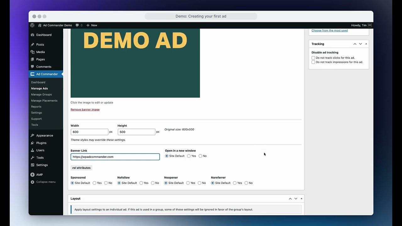 How to create ads for your WordPress site - YouTube
