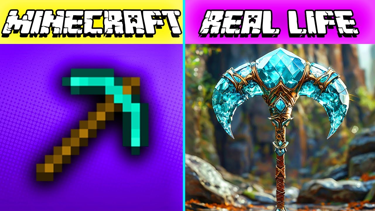 MINECRAFT EN LA VIDA REAL | MOBS DE MINECRAFT VS VIDA REAL - YouTube