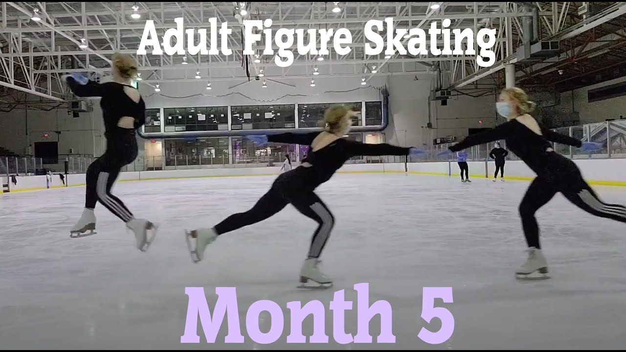 Adult Figure Skating Progress - 5 Months - YouTube