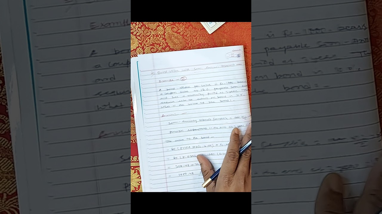 What is Bond,How to calculate Bond value - YouTube