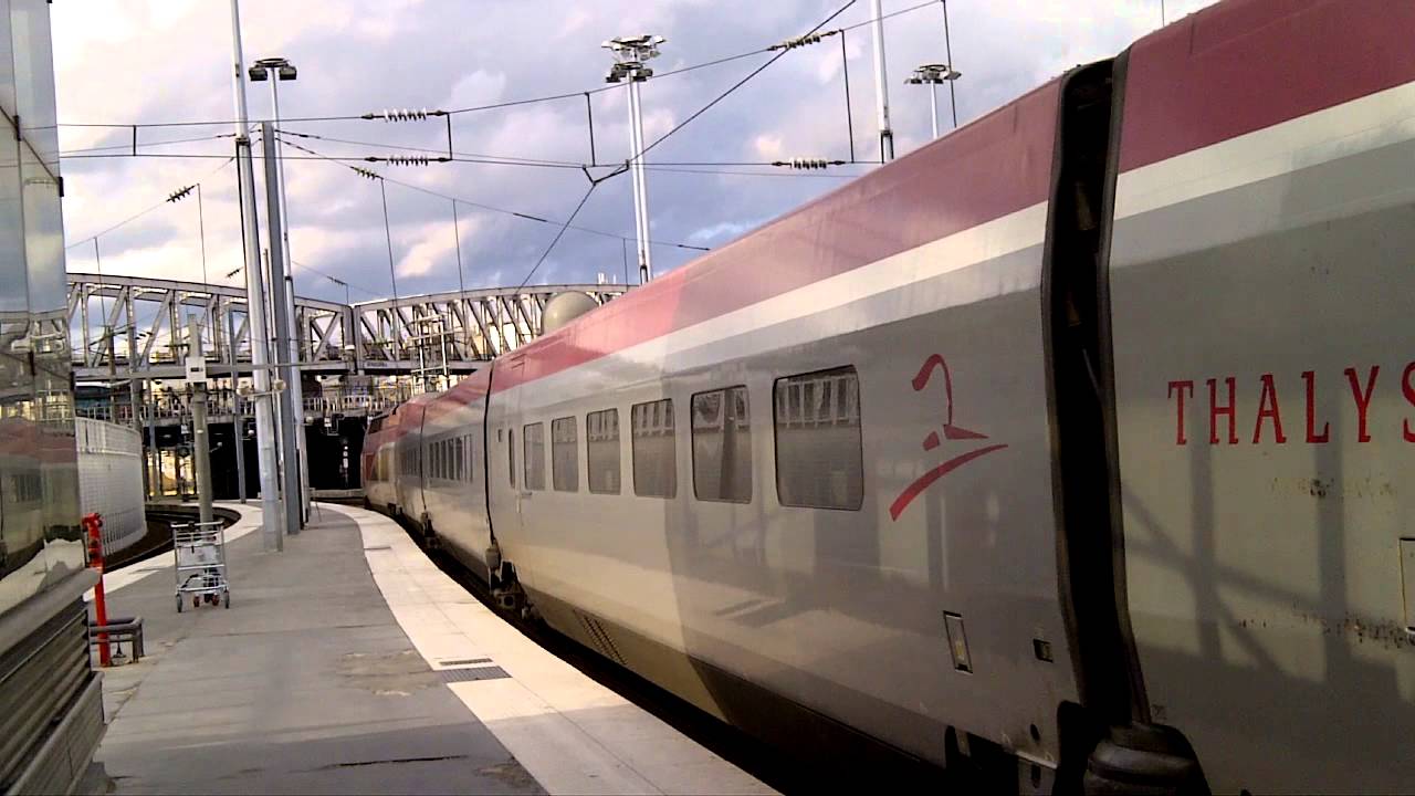 Thalys PBA arrive Paris Nord - YouTube