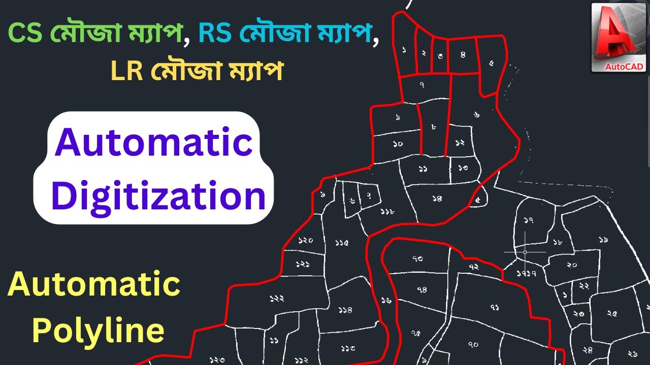 CS Map, RS Map, LR Map automatic digitization - YouTube
