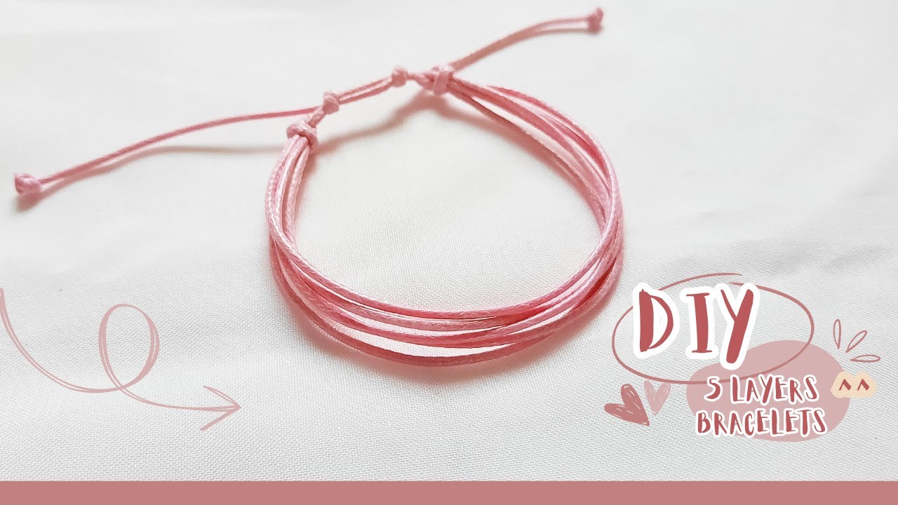 Friendship Bracelets Tutorial: How to Make 5 Layers Bracelets [DIY ...