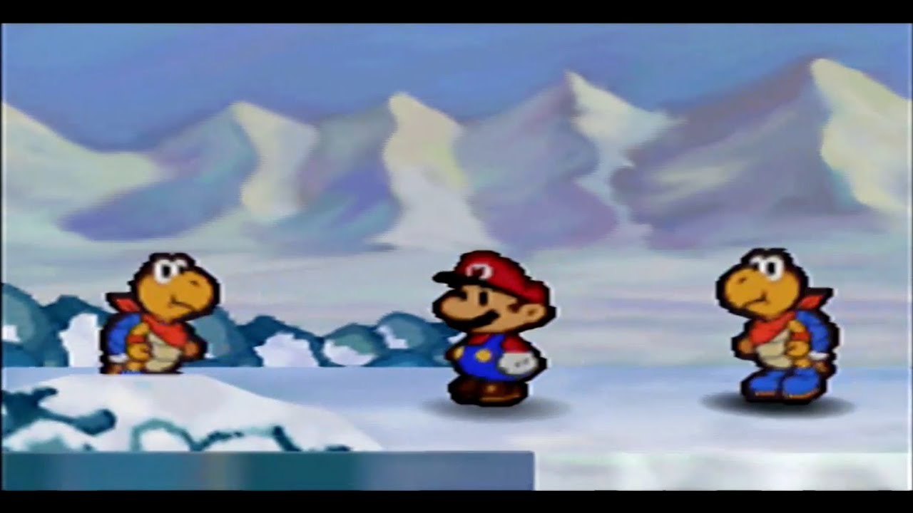 Paper Mario N64 - Part 21 - Starborn Valley - Shiver Mountain - YouTube