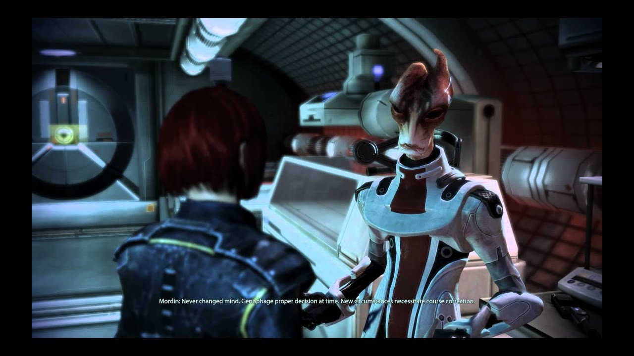 Mass Effect 3 Mordin About Genophage Cure Youtube