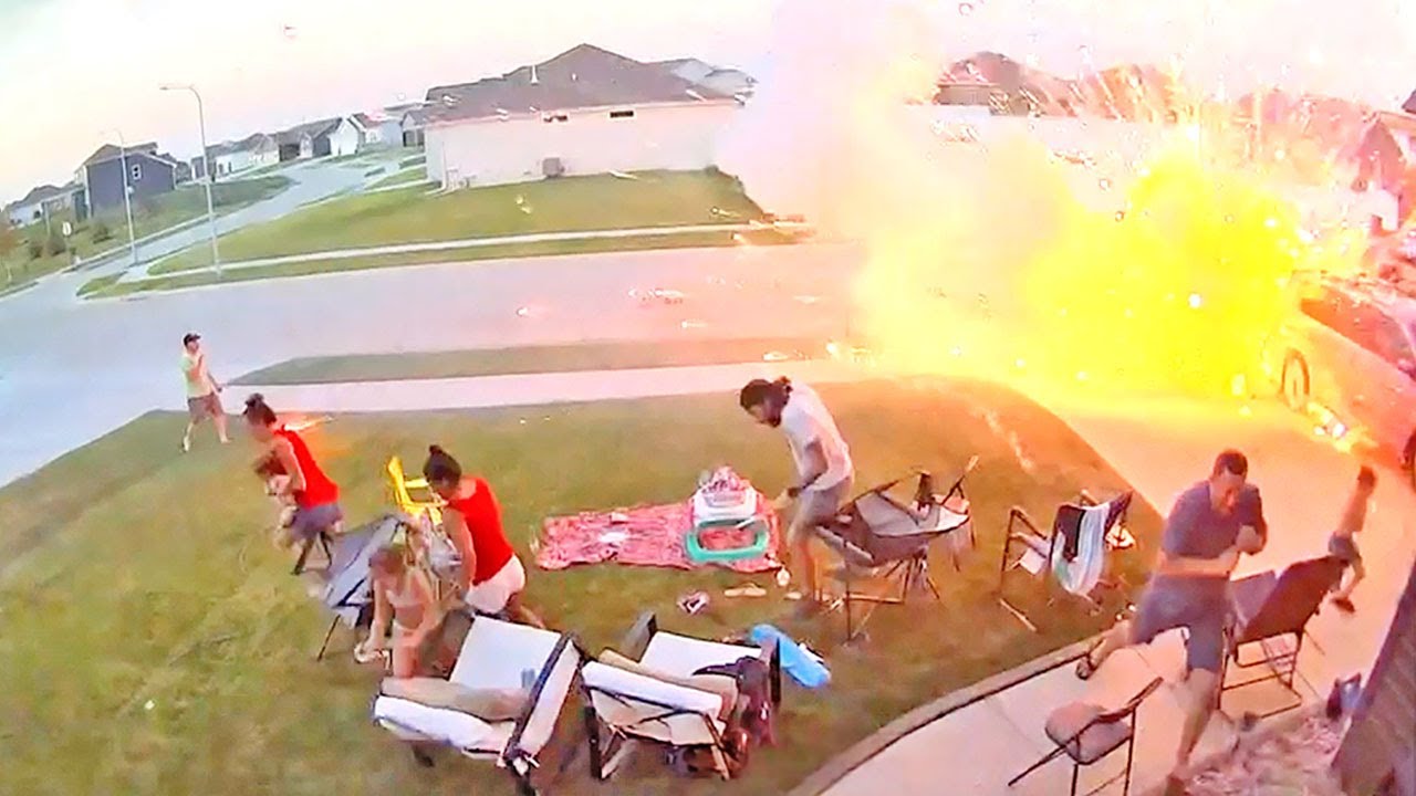 10 Extreme Moments Caught On Security Camera - YouTube