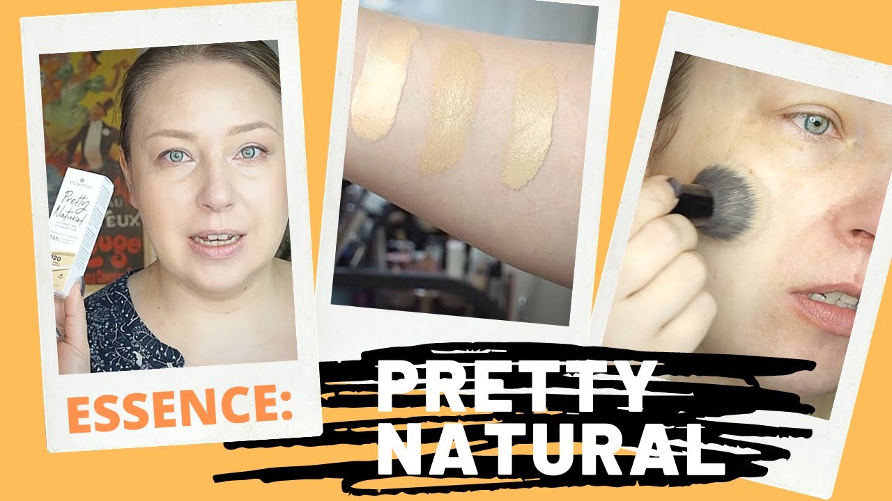 Essence Pretty natural hydrating foundation ı First impression, wear ...