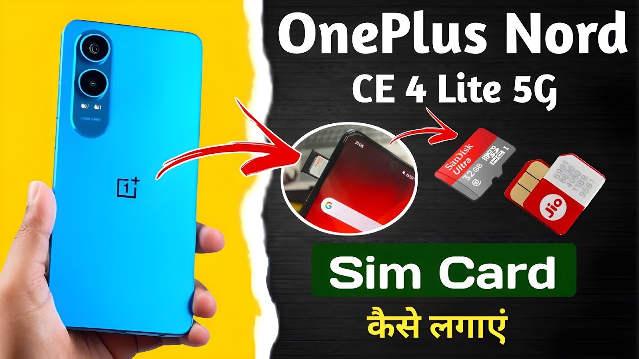 oneplus nord ce 4 lite me sim kaise lagaye !! oneplus nord ce 4 lite ...