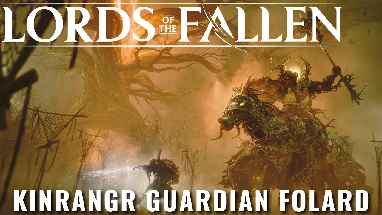 Lords of the Fallen 2023 - Kinrangr Guardian Folard Boss Fight - YouTube