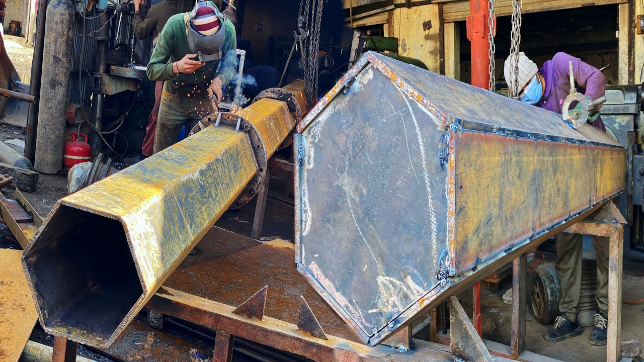 Incredible hexagon pipe process steainless steel pipe production ...