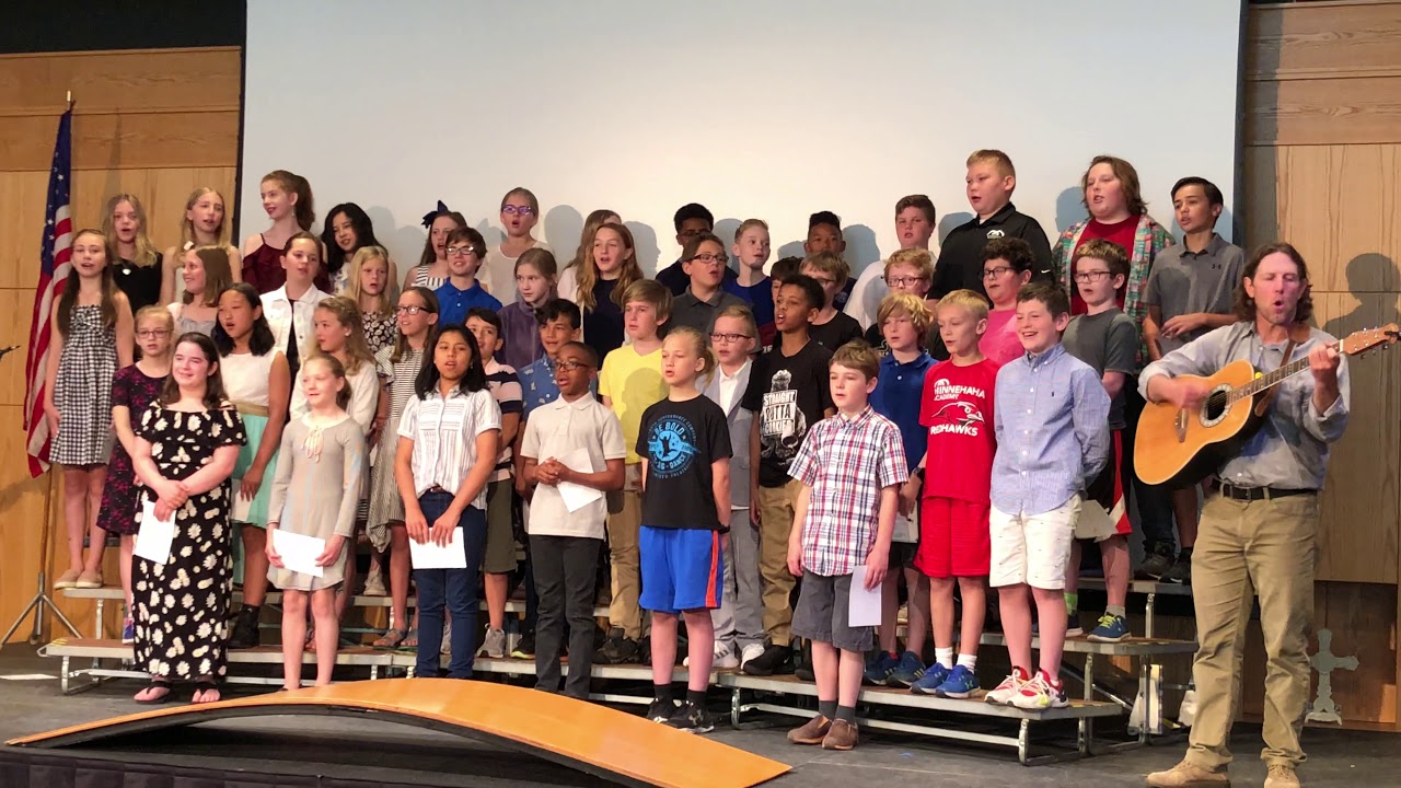George's 5th Grade graduation song May 30 2019 4K - YouTube